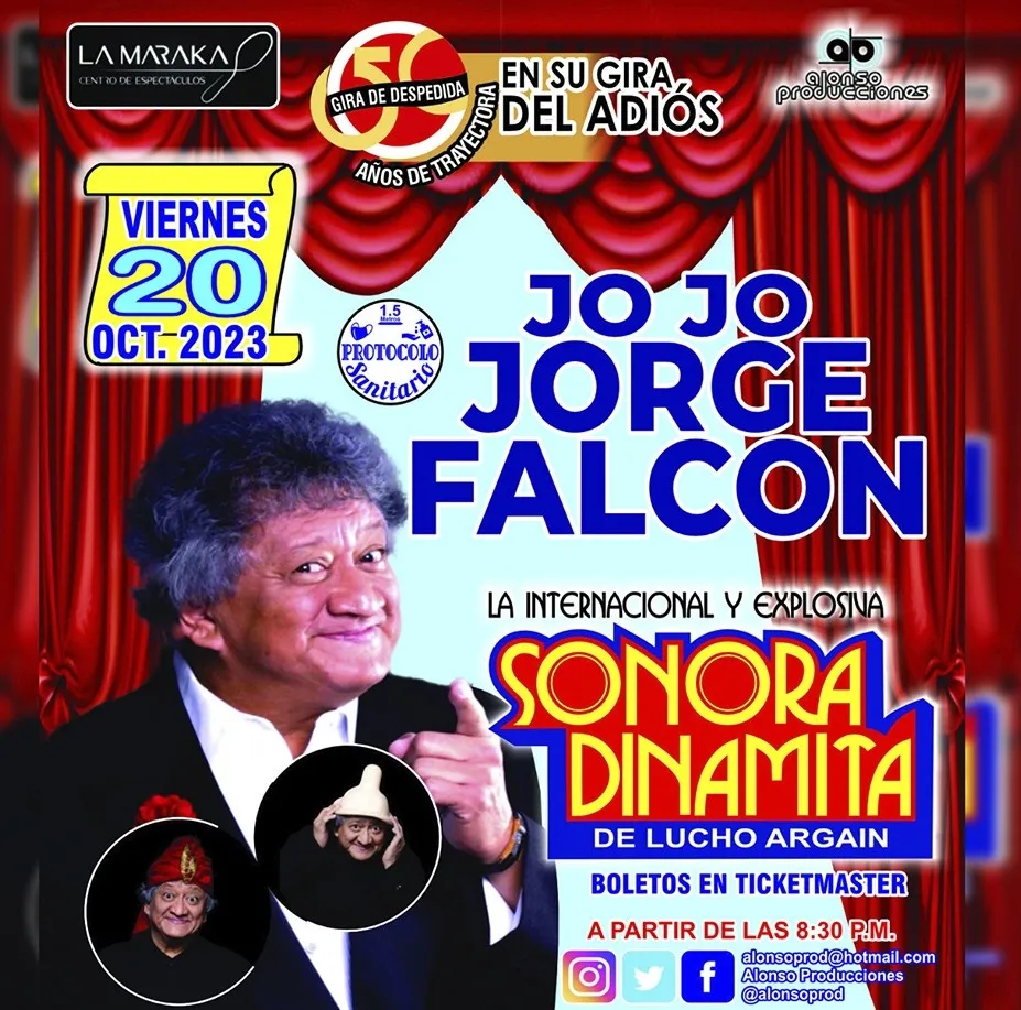 Jo Jo Jorge Falcón celebrara sus 50maños de trayectoria como comediante ...