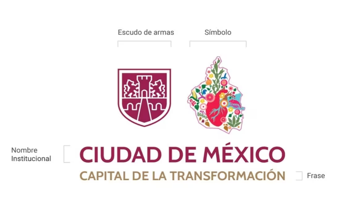 Presentan el nuevo logotipo del nuevo gobierno de la CDMX, símbolo de ...